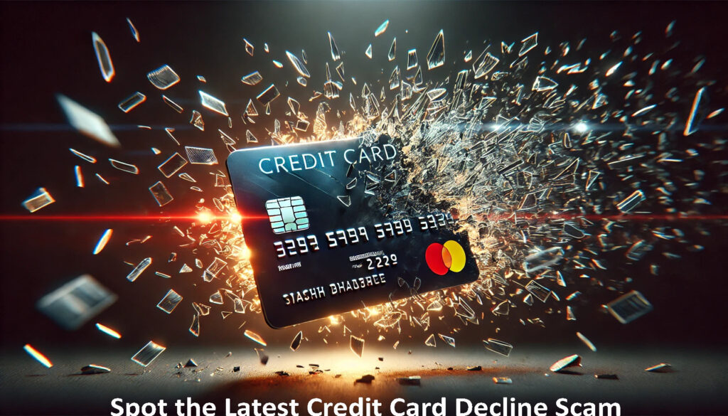Spot The Latest Credit Card Decline Scam | Finn Law Group: Timeshare ...